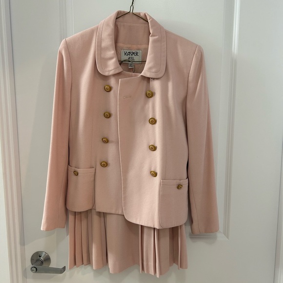 Kasper | Jackets & Coats | Kasper Asl Vintage Blazer And Skirt Suit Set ...